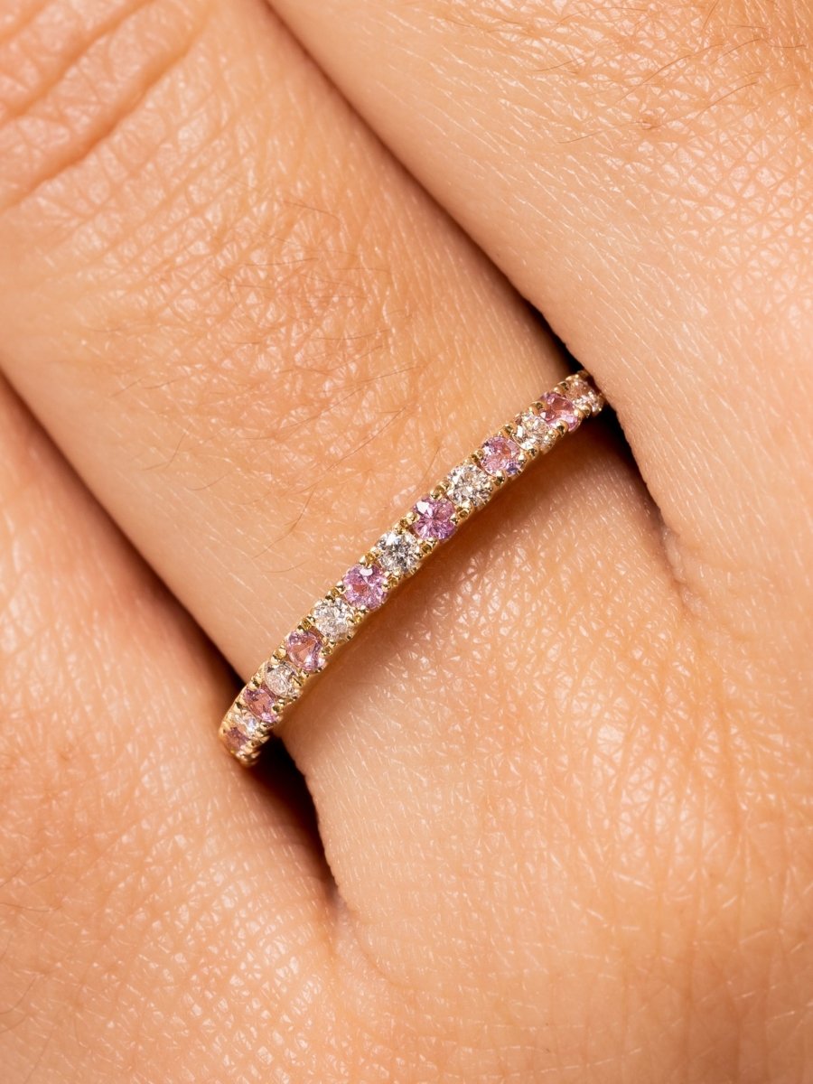 Gracie Ring - Pink Sapphire 14K – LeMel