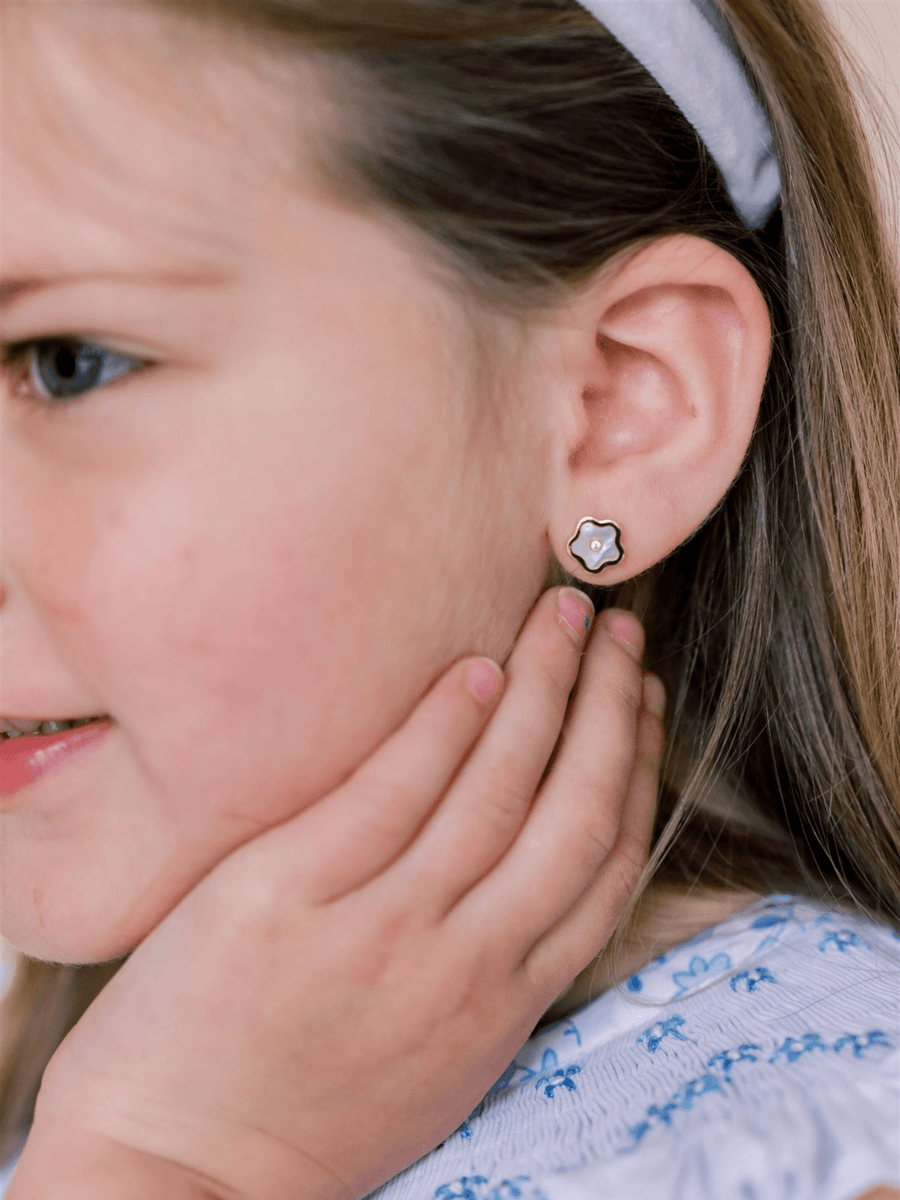 Children's diamond stud earrings store